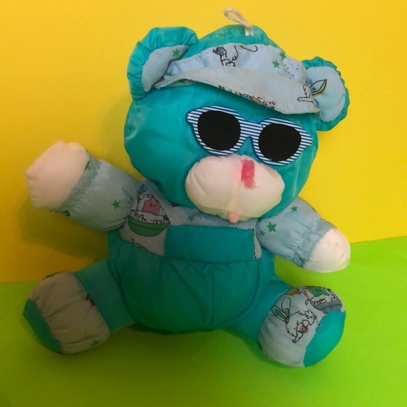 Toys | Vintage Puppy Dog Blue Puffalump Style Plush | Poshmark